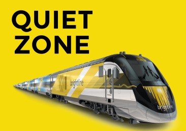 Zona tranquila Brightline en Boynton | Canal 57